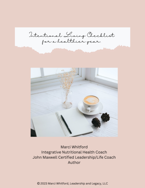 Free Intentional Living Checklist Download – The Legacy Shop